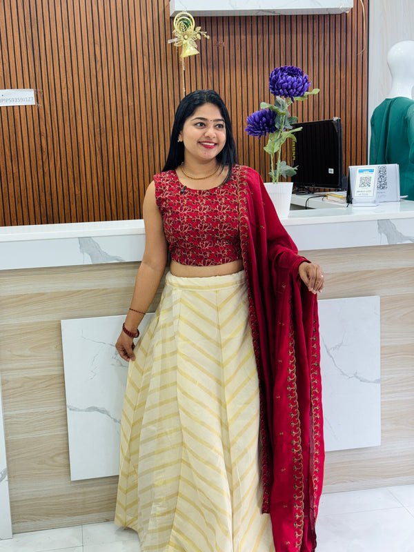 Onam special Dhavani set A- 1495 – Hand Picked By Vismaya